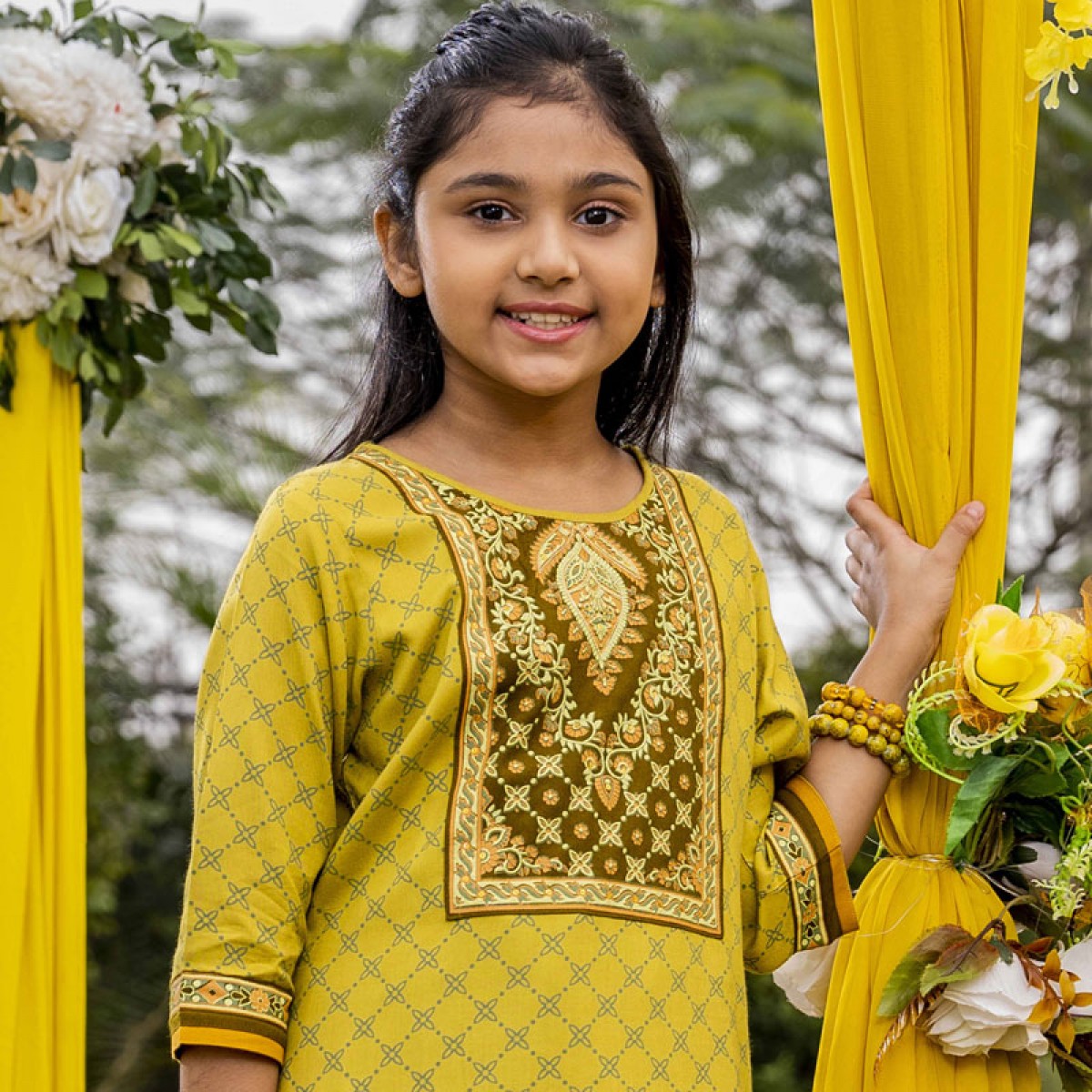 Girls Salwar kameez Orna-26758